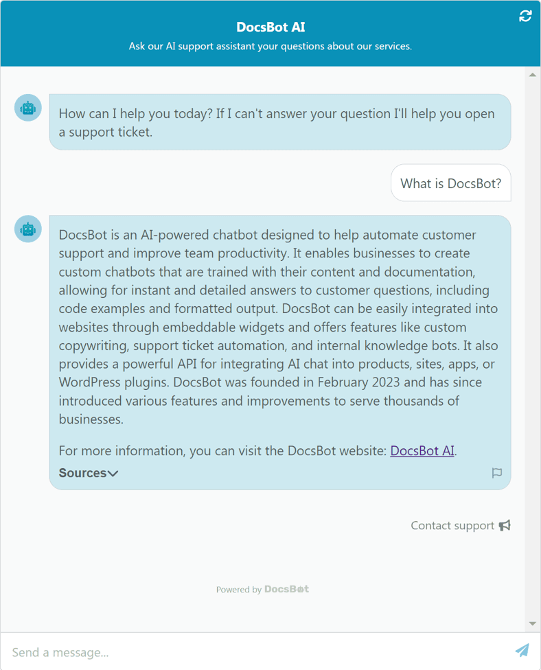 Claude AI Alternative - DocsBot AI